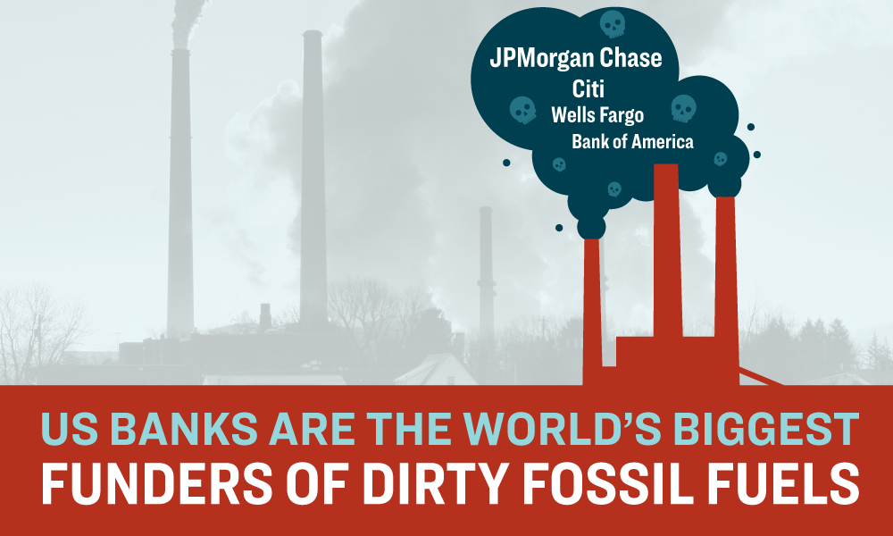 Tell Americas Largest Banks Stop Funding Fossil Fuels